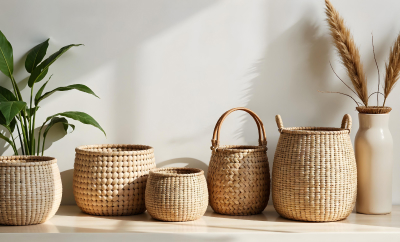 African Woven Baskets & Handmade Trays | Ethical Home Storage – Meekono